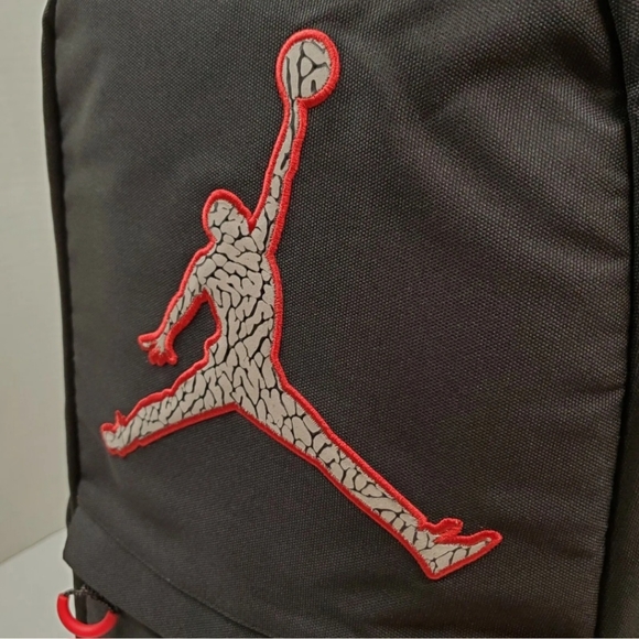 Jordan | Bags | Jordan Jumpman Black Cement Large Laptop Backpack ...